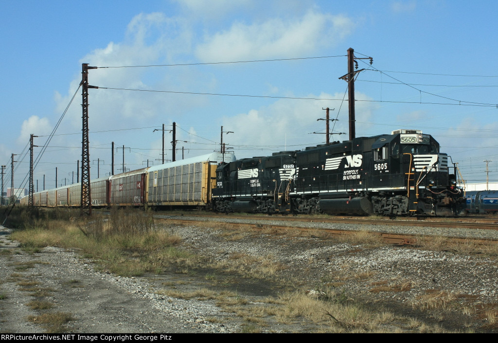 Shoving against auto racks